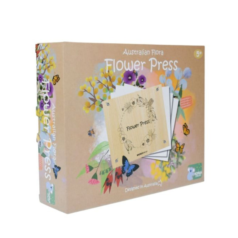 Wooden Australian Flora Flower Press Craft Kit | FSC Certified | Koala ...