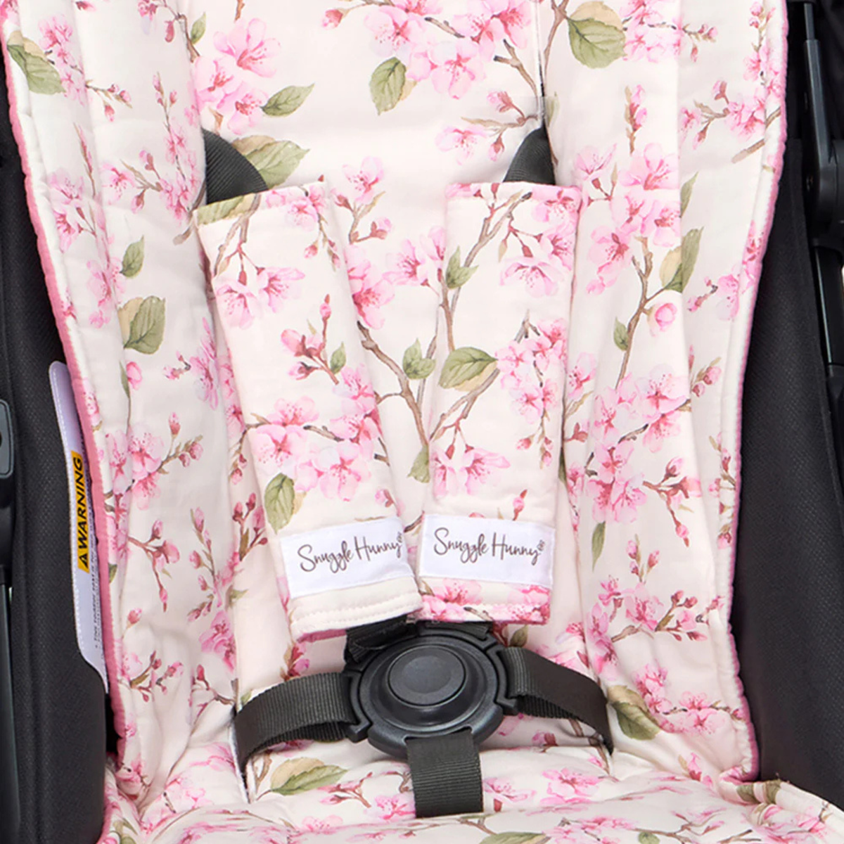 Cherry blossom universal reversible pram strap covers – Two Little Finches