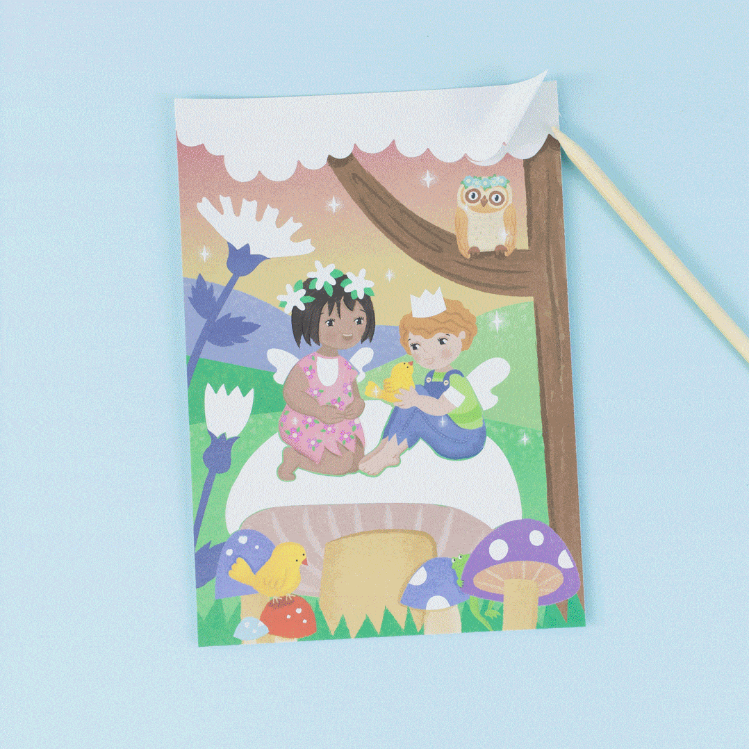 Foil art - fairies – Two Little Finches